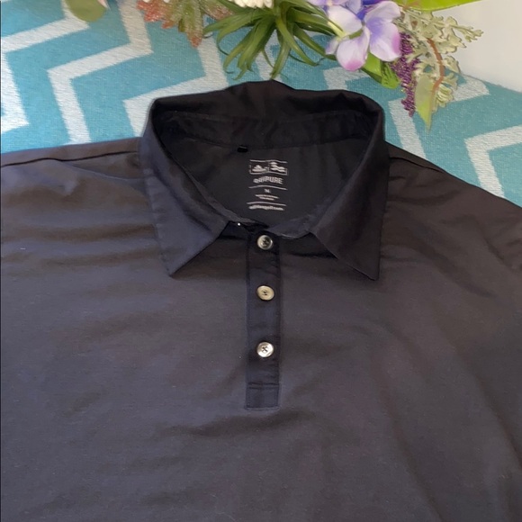 adidas | Shirts | Adidas Black Performance Polo Shirt | Poshmark